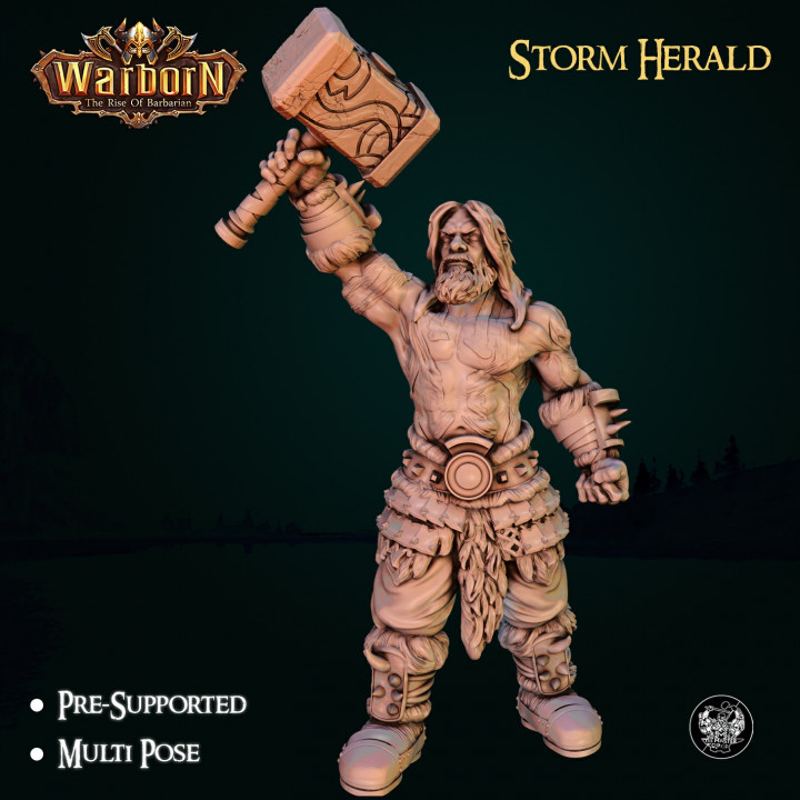 3D Printable Storm Herald by The Master Forge