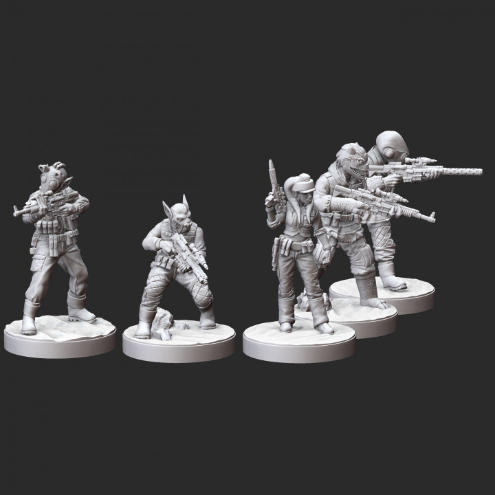 3D Printable Alien Alliance Pathfinders by Dark Fire Designs