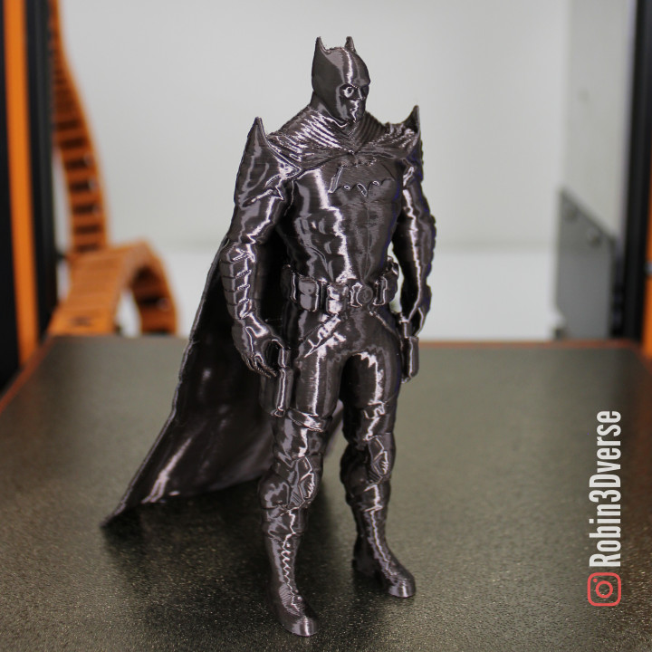 3D Printable Batman Support Free Remix by Robin 3Dverse