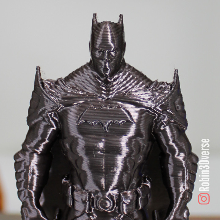 3D Printable Batman Support Free Remix by Robin 3Dverse