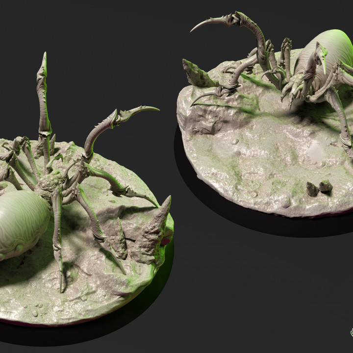 3D Printable Phase Spiders Bundle by PSMiniatures