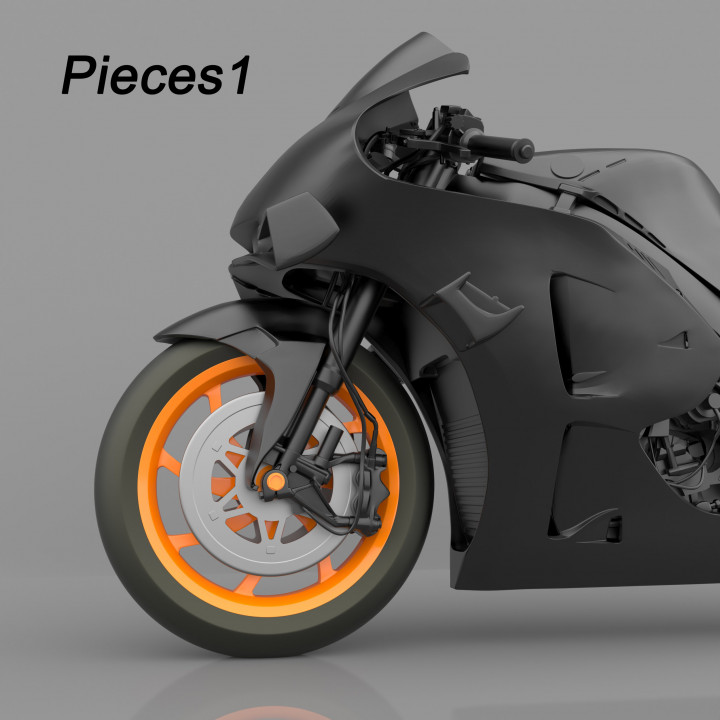 3D Printable Racing Motorcycle MotoGP Ready to Print STL File by demis ...