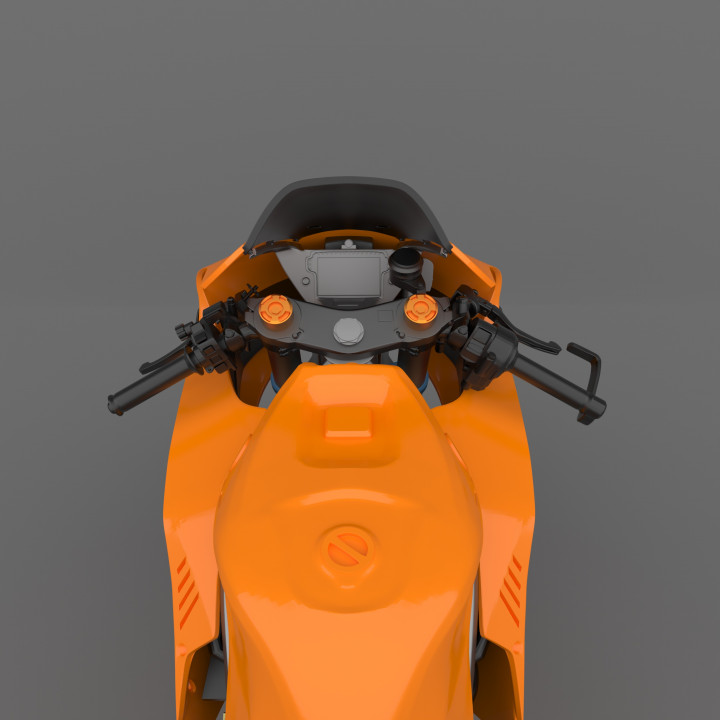 3D Printable Racing Motorcycle MotoGP Ready to Print STL File by demis ...