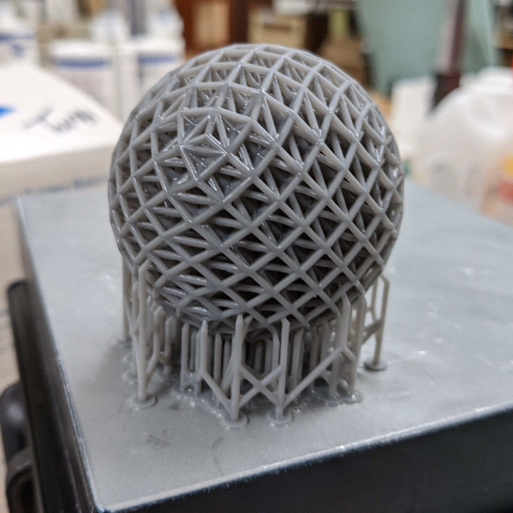3D Printable Lattice sphere by Philipp