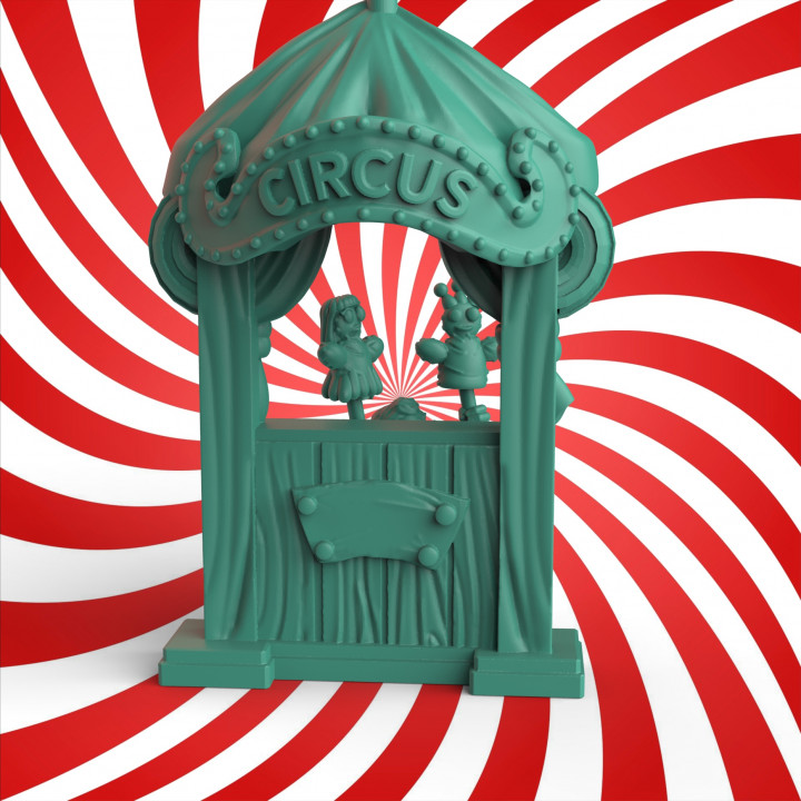 3D Printable Kickstarter Magic Circus by celia fermoselle