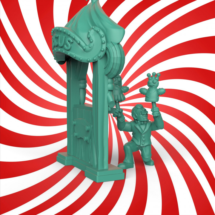3D Printable Kickstarter Magic Circus by celia fermoselle