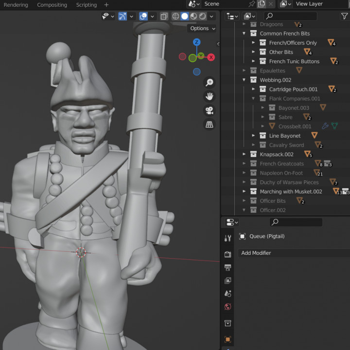 3D Printable Europe Asunder Core Blender Files NAP-5 by Turner Miniatures