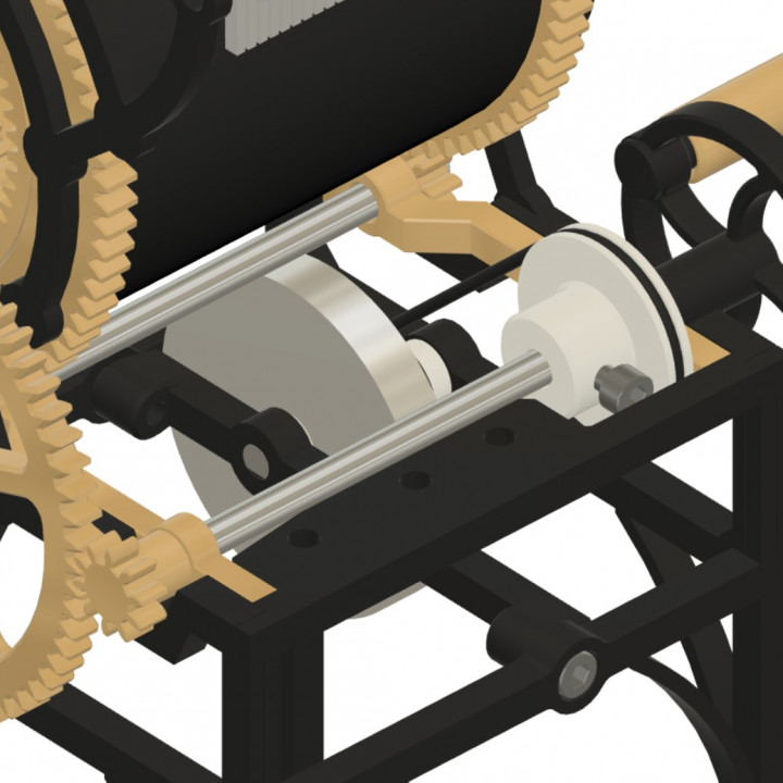 3D Printable Mini Marble Machine X by galacticorndog