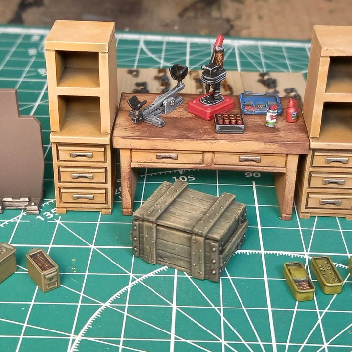 3D Print of Gun Workshop by Tiny-Furniture