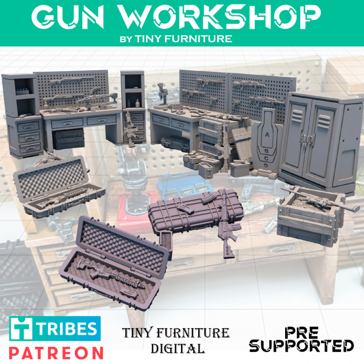 3D Printable Gun Workshop by Tiny Furniture