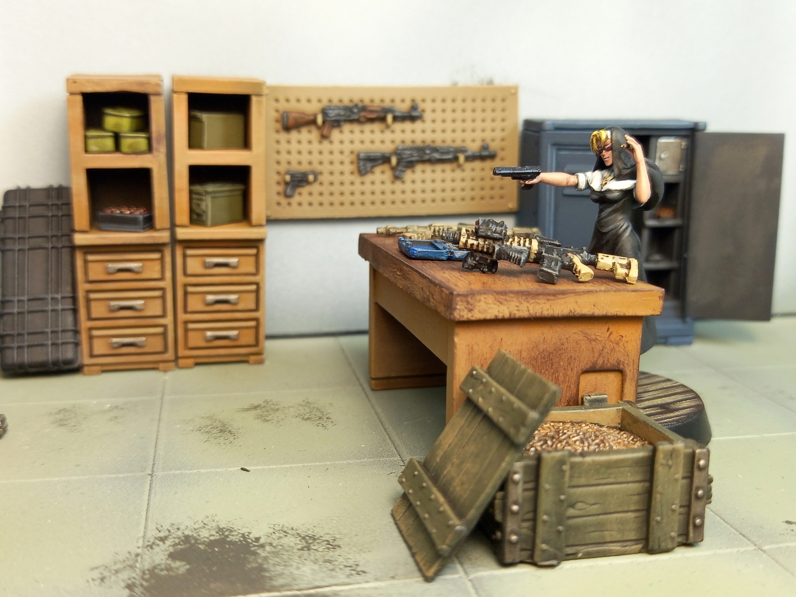 3D Print of Gun Workshop by Tiny-Furniture