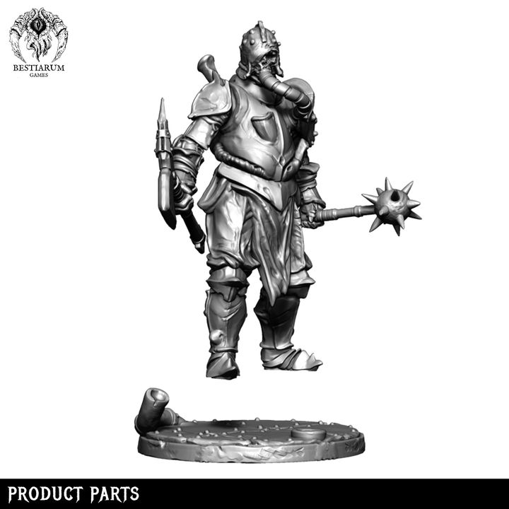 3D Printable Bane Knights x4 | Allstein | Sci Fi by Bestiarum Miniatures