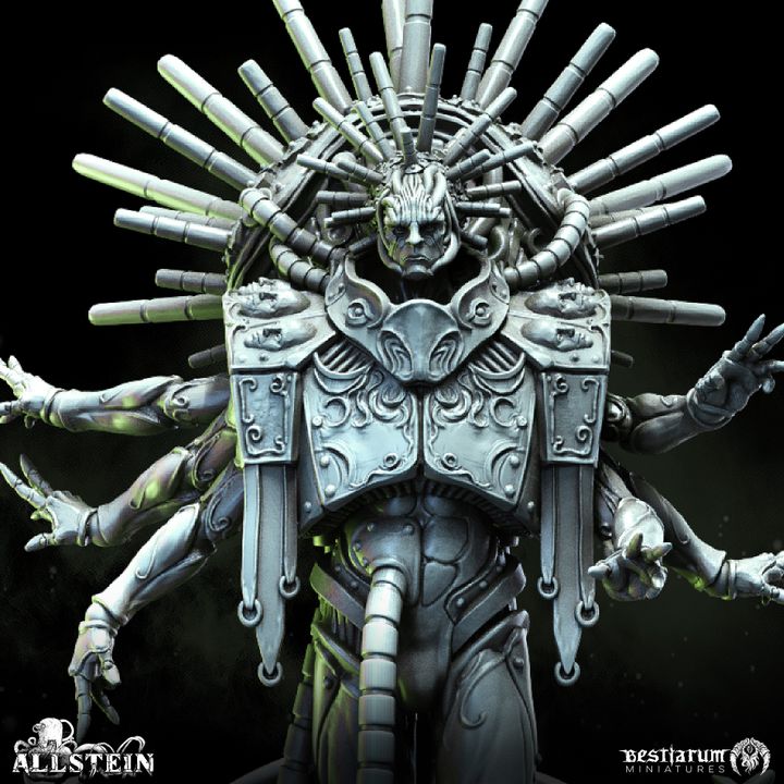 3D Printable Divine Machine | Allstein | Sci Fi by Bestiarum Miniatures