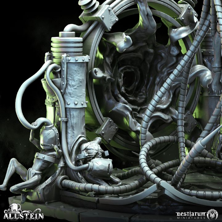 3D Printable Divine Machine | Allstein | Sci Fi by Bestiarum Miniatures