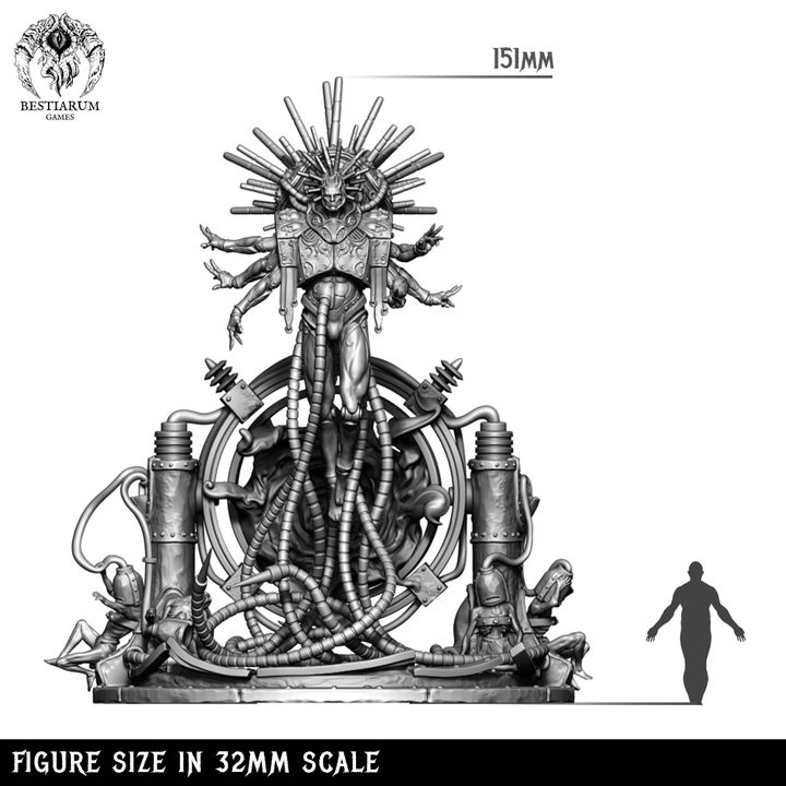 3D Printable Divine Machine | Allstein | Sci Fi by Bestiarum Miniatures