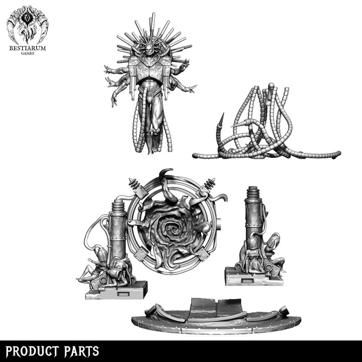 3D Printable Divine Machine | Allstein | Sci Fi by Bestiarum Miniatures