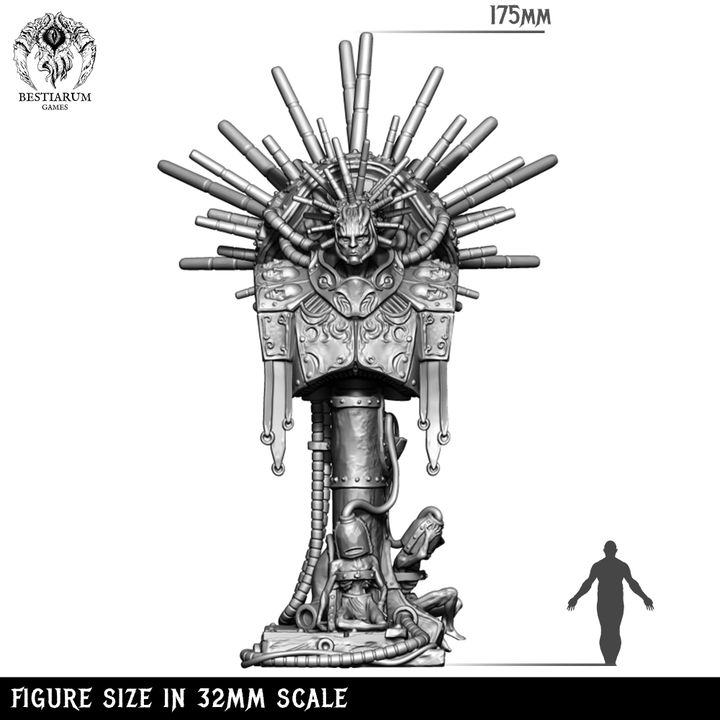 3D Printable Divine Machine Bust | Allstein | Busts & Display by ...