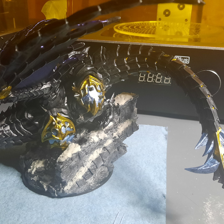 3D Print of Armored Dragon by jasta6