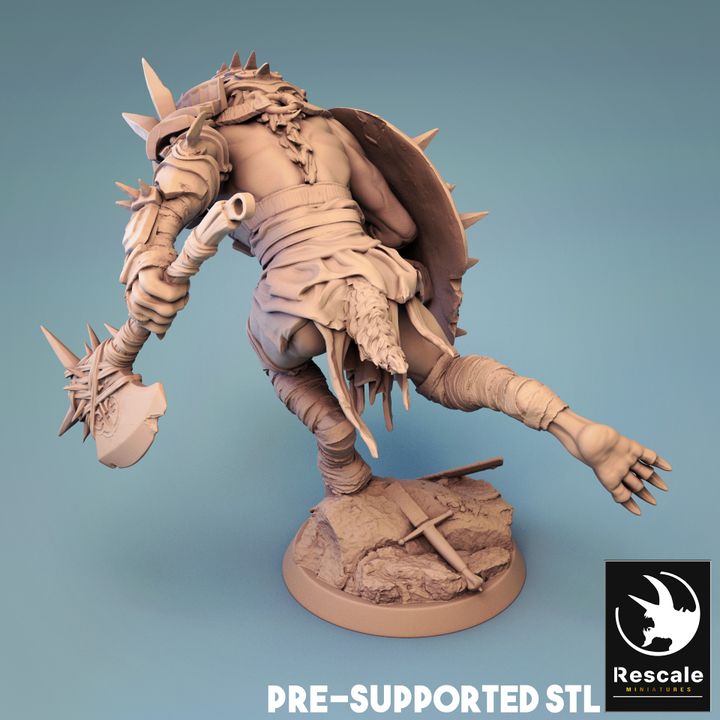 3D Printable Humanoid Rat 3 by Rescale Miniatures