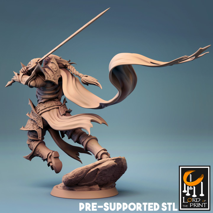 3D Printable Humanoid Rat VS Necromancer by Rescale Miniatures