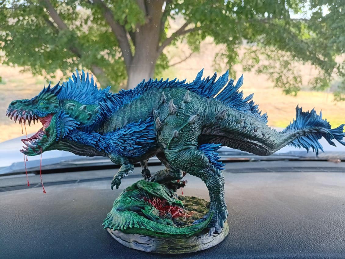 3D Printable T-Rex (Feathered) by Mini Monster Mayhem