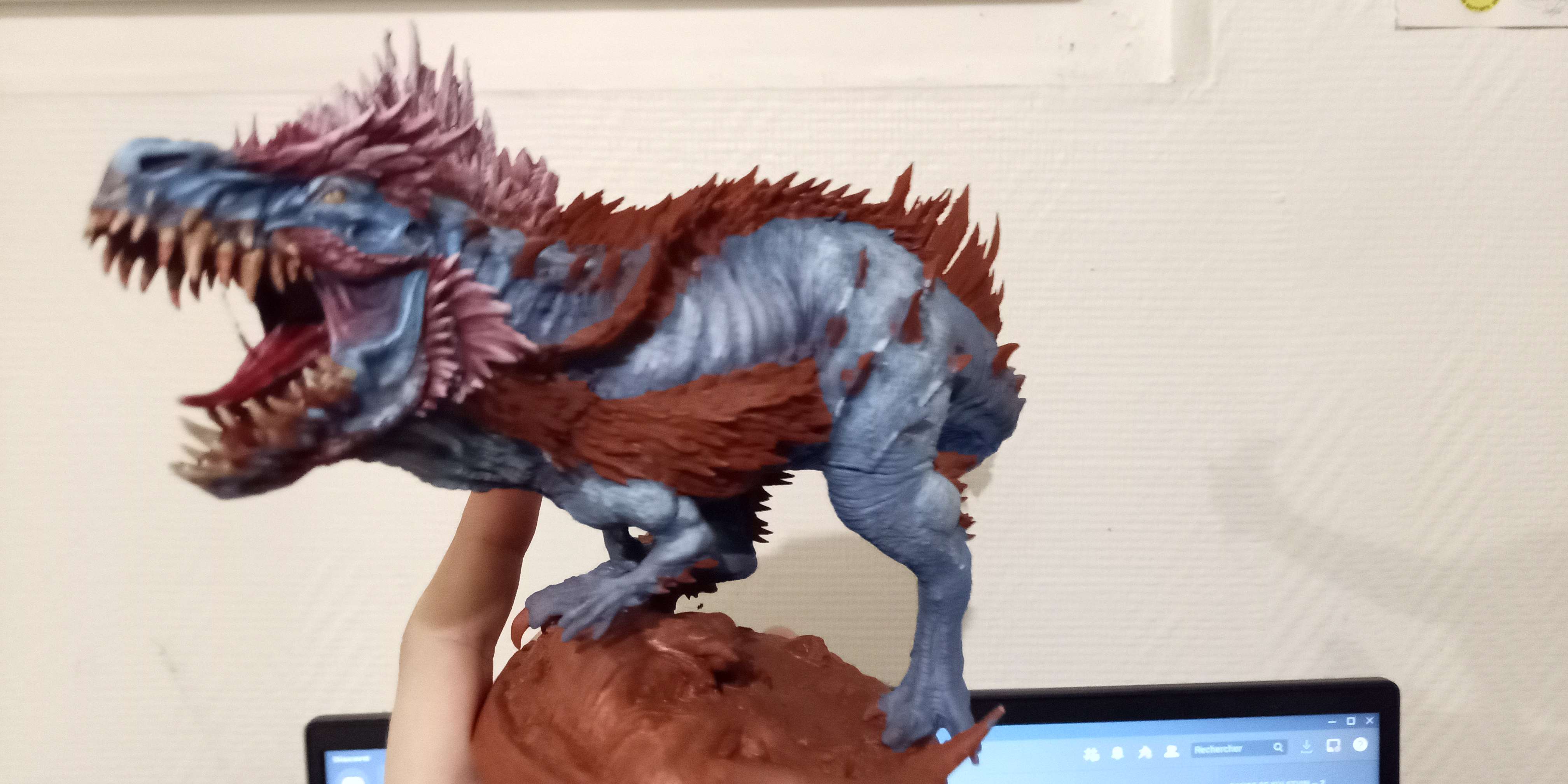 3D Printable T-Rex (Feathered) by Mini Monster Mayhem