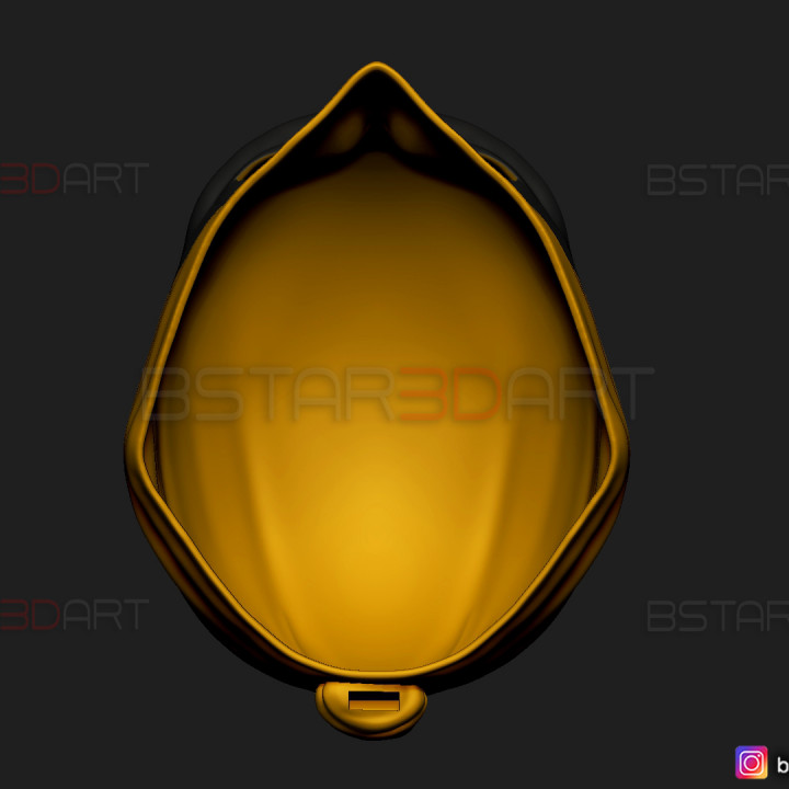 3D Printable Ninja Assassin Mask - Iron First by 3DpropsDesigns