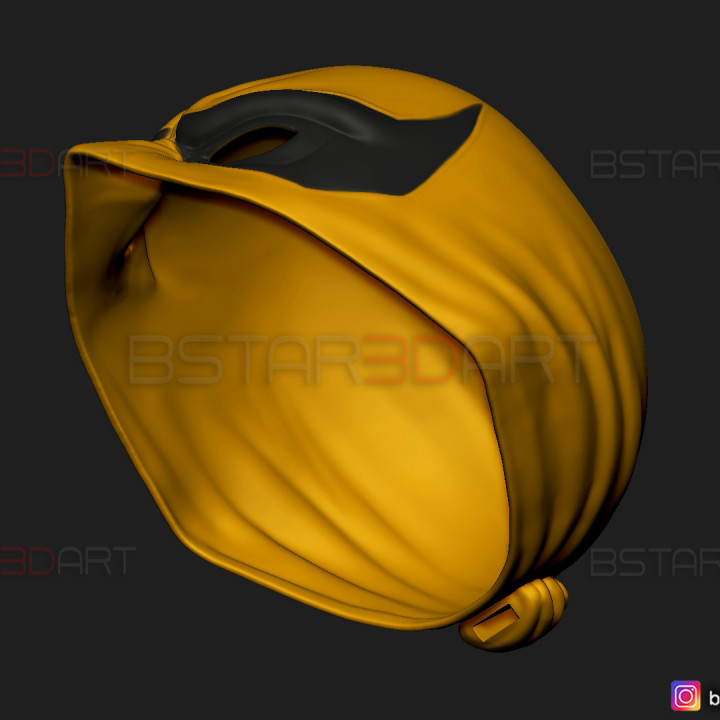 3D Printable Ninja Assassin Mask - Iron First by 3DpropsDesigns