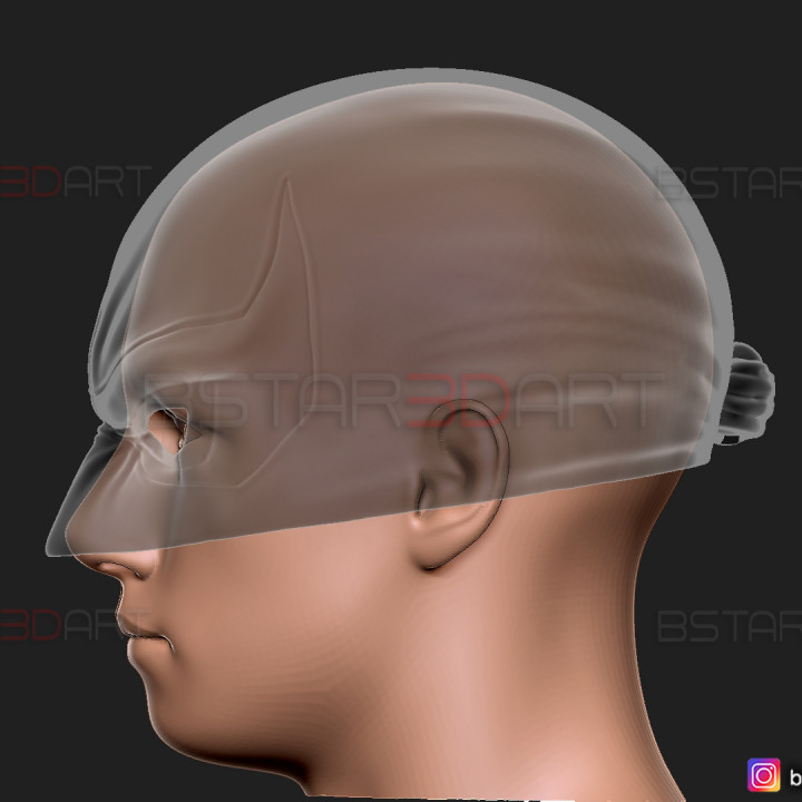 3D Printable Ninja Assassin Mask - Iron First by 3DpropsDesigns