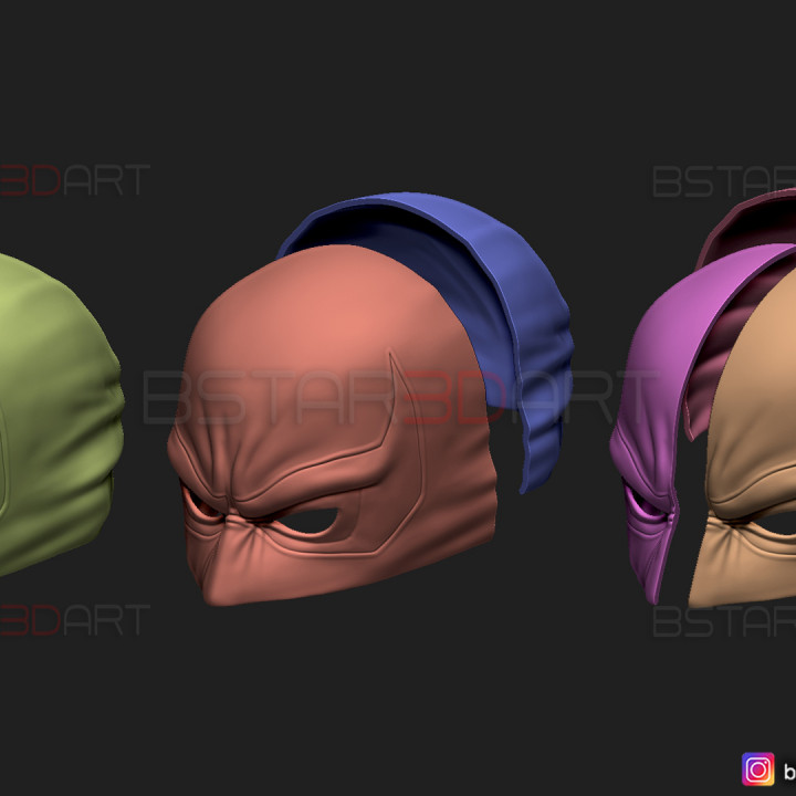 3D Printable Ninja Assassin Mask - Iron First by 3DpropsDesigns