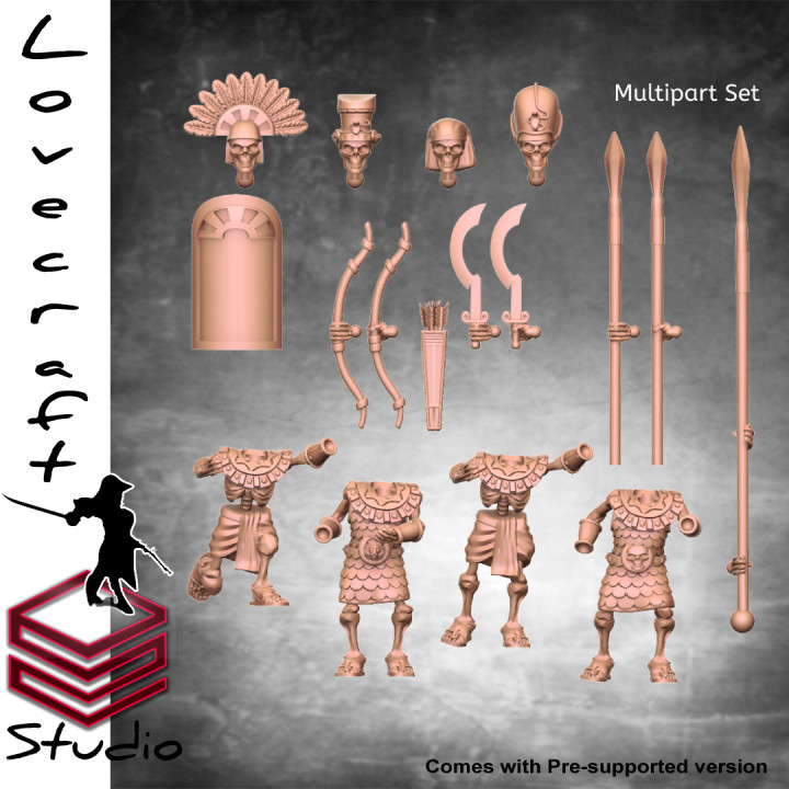 3D Printable Undead Infantry Set by Iain Lovecraft