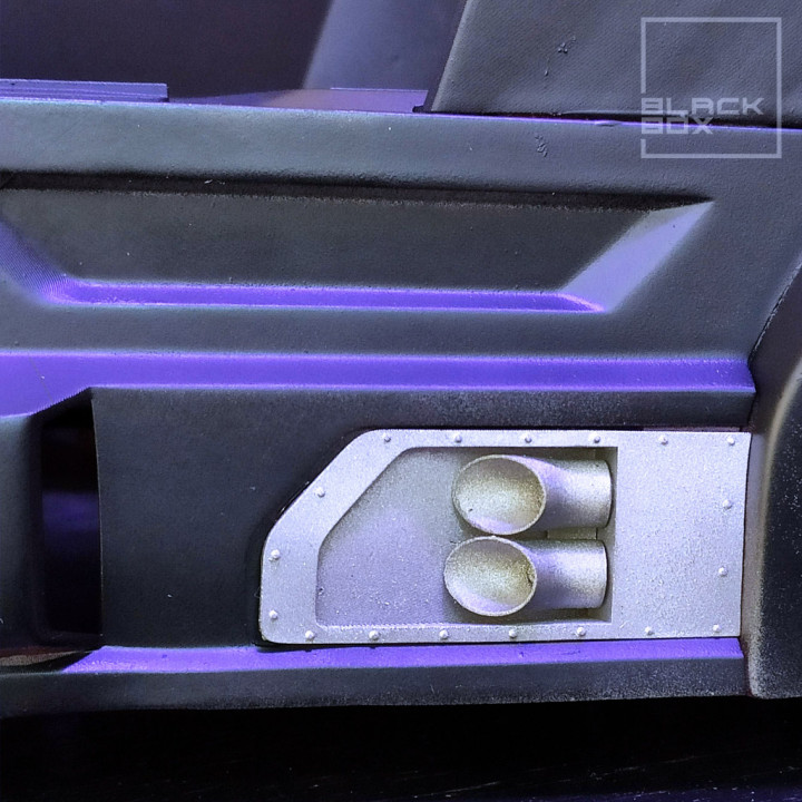 3D Printable WPL D12 RC FULLBODY by BLACKBOX by black-box-MINIATURES STL