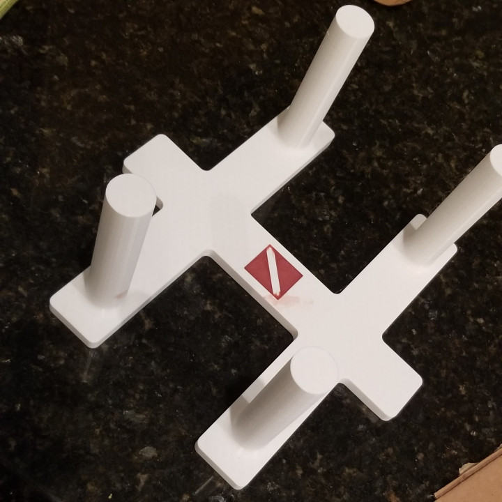 3D Printable Scuba Boot Rack by Daniel Wernz