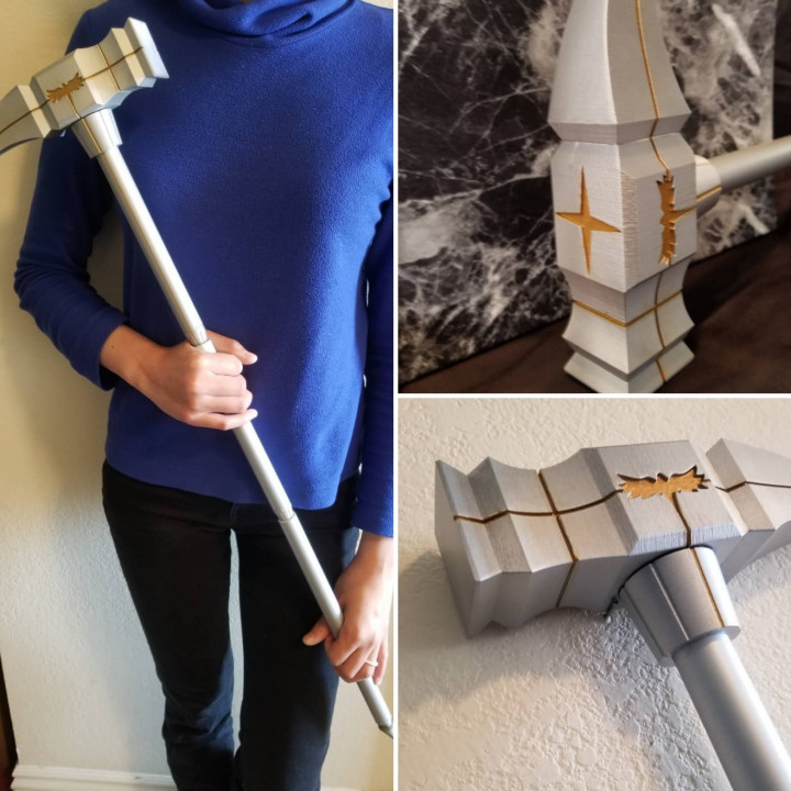 3D Printable Forgemaster Hector's Hammer - Netflix Castlevania Season 4 ...