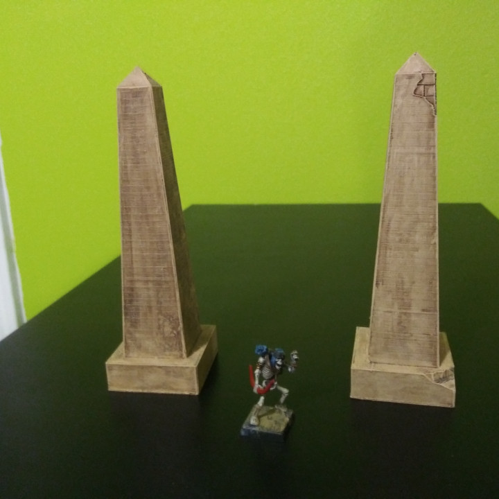 3D Printable Obelisk by The Sands of War