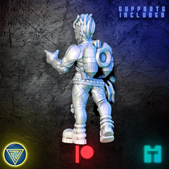 3D Printable Antennae Alien Icon by Print Paint Play