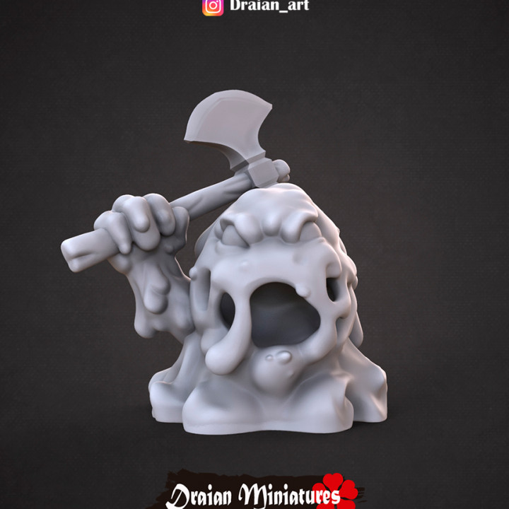 3D Printable Angry Slime by Draian Miniatures
