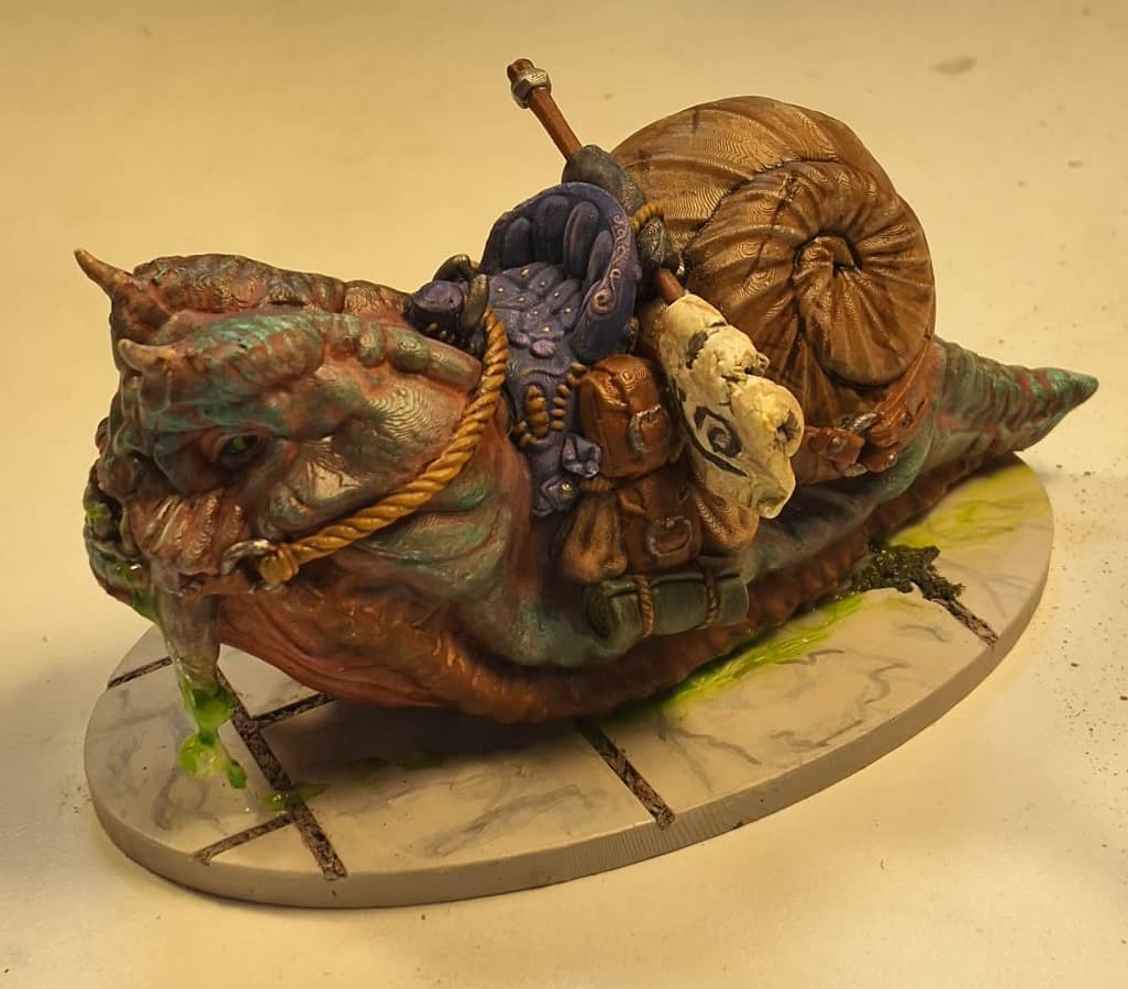 3D Printable Snail Mount by FrostholdMini