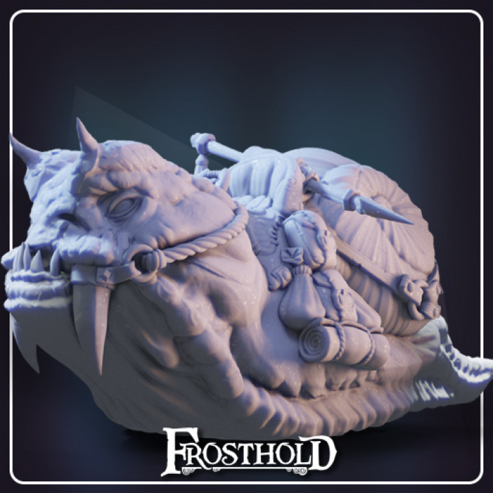 3D Printable Snail Mount by FrostholdMini