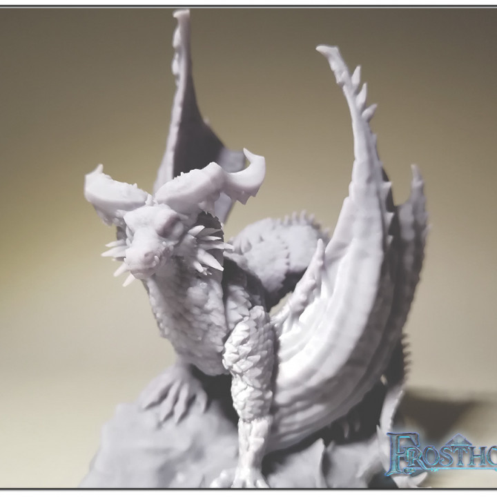 3D Printable Frost Drake by FrostholdMini