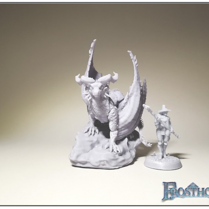 3D Printable Frost Drake by FrostholdMini