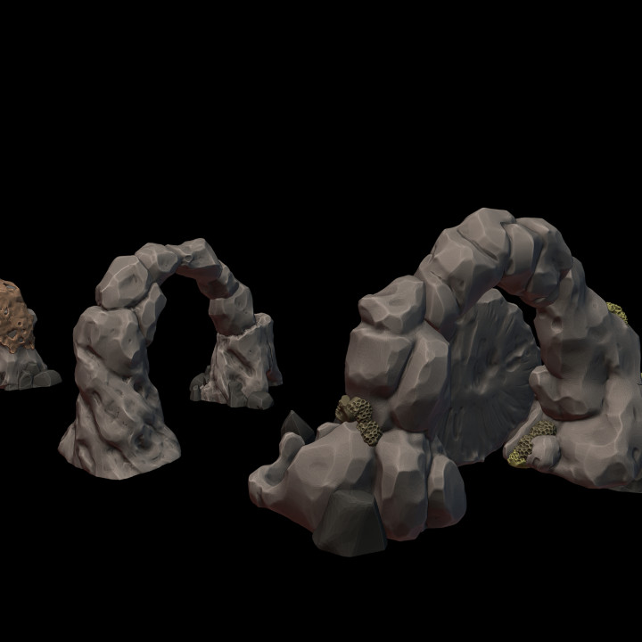 Cavern Terrain, Miniatures and Beasts for Tabletop Gaming Campaign ...