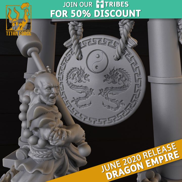 3D Printable Kimon Demon Gate - Dragon Empire - Titan Forge Miniatures ...