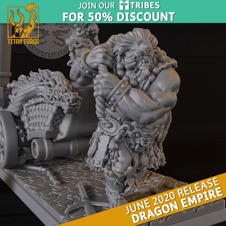 3D Printable Kimon Demon Gate - Dragon Empire - Titan Forge Miniatures ...