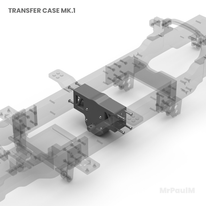 3D Printable Transfer case MK.1 by Pavel Mironov