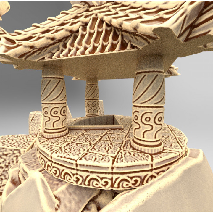3D Printable Pan' Ku Monastery by Iain Lovecraft