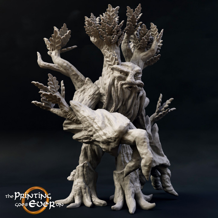 3D Printable Treants Set - Presupported by The Printing Goes Ever On
