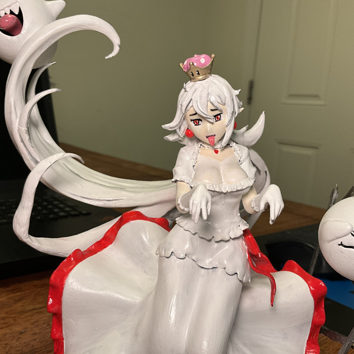 3D Print of Mario , Princess Boo by samuelharrison