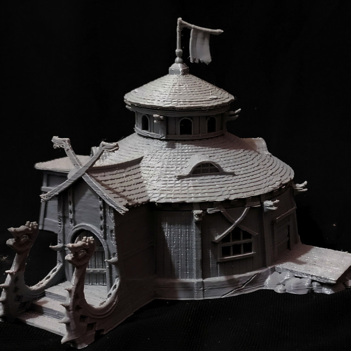 3D Printable Viking Round House by The Master Forge