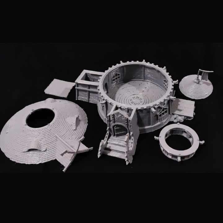 3D Printable Viking Round House by The Master Forge